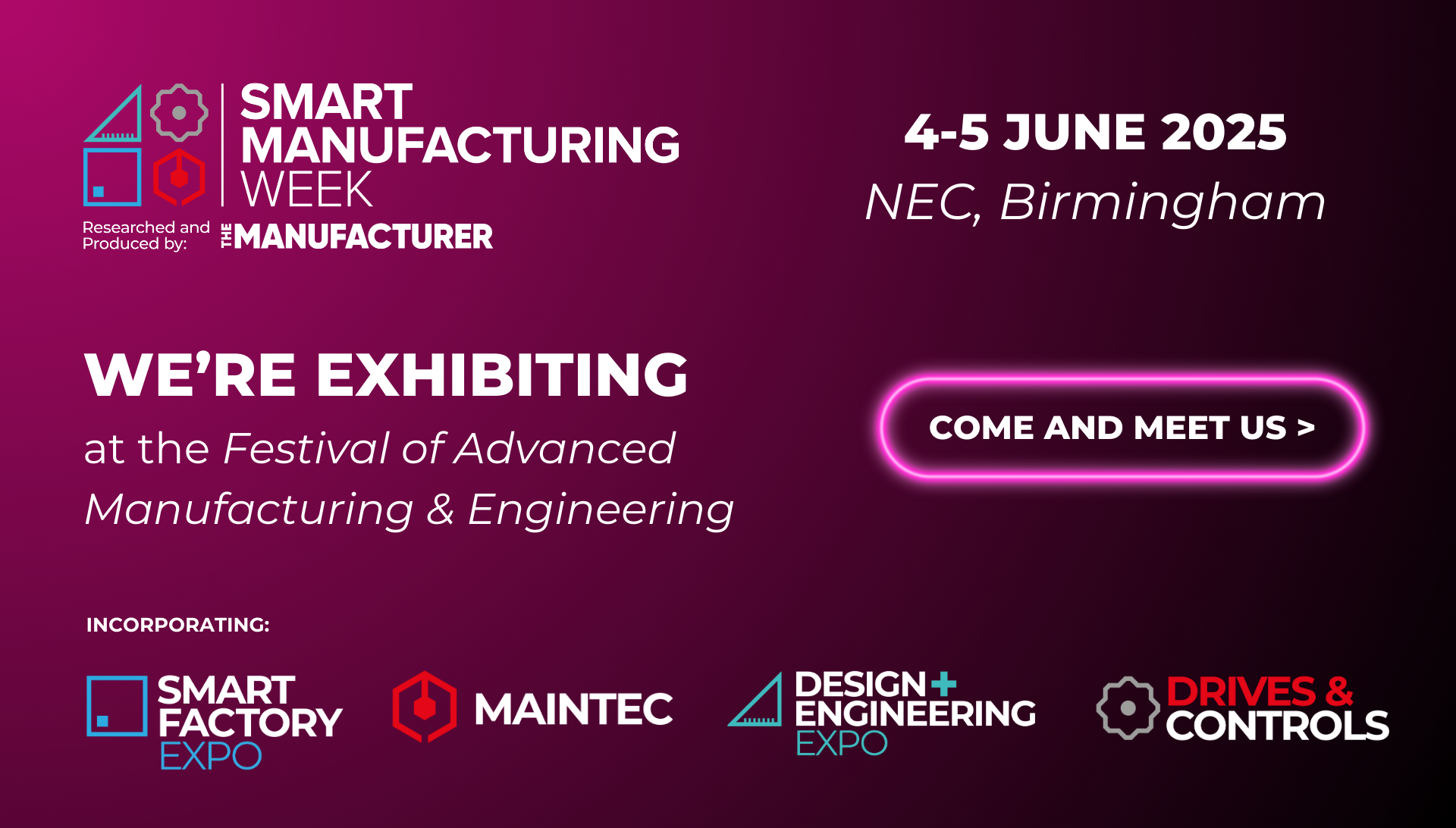 Smart Manufacturing Week 2025 | Forward NPD Events